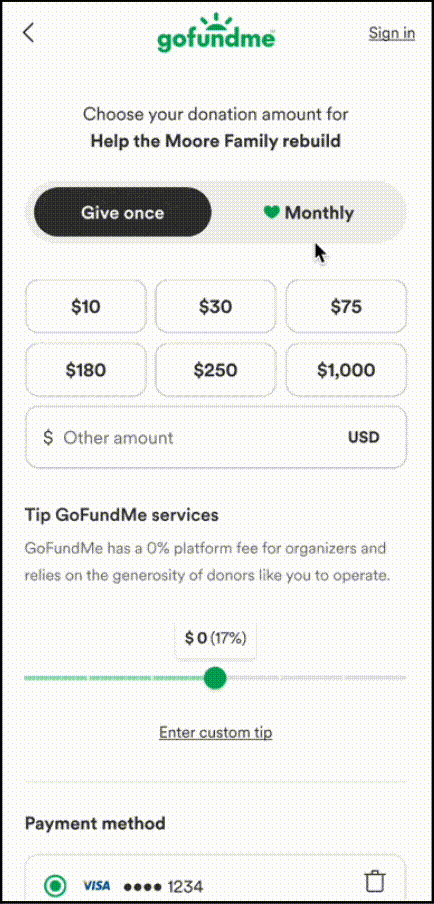 Provide ongoing support with recurring monthly donations – Help Center