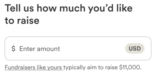 Choosing your goal amount – Help Center