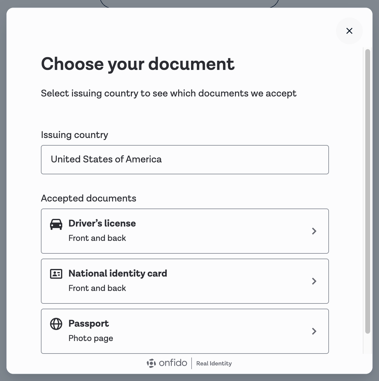 Uploading an ID – Help Centre