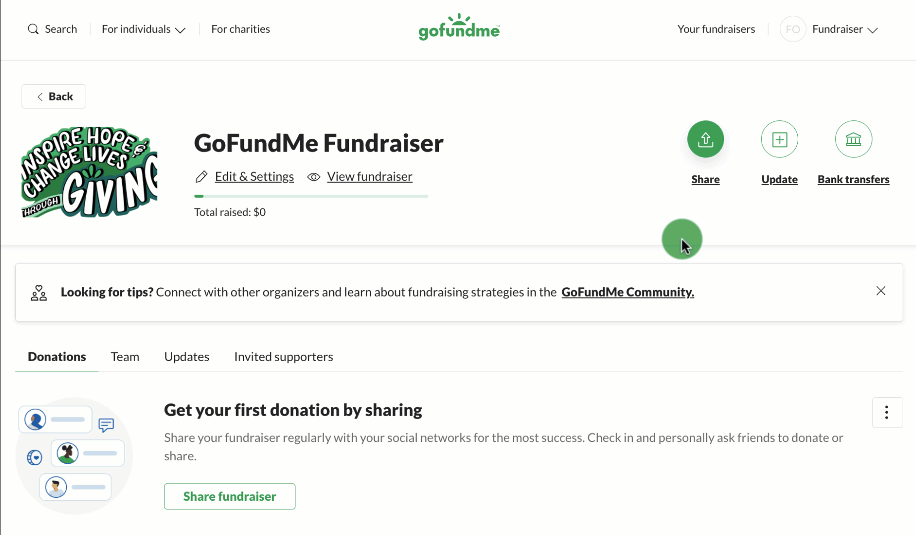 Invite someone else to receive funds – GoFundMe Help Center